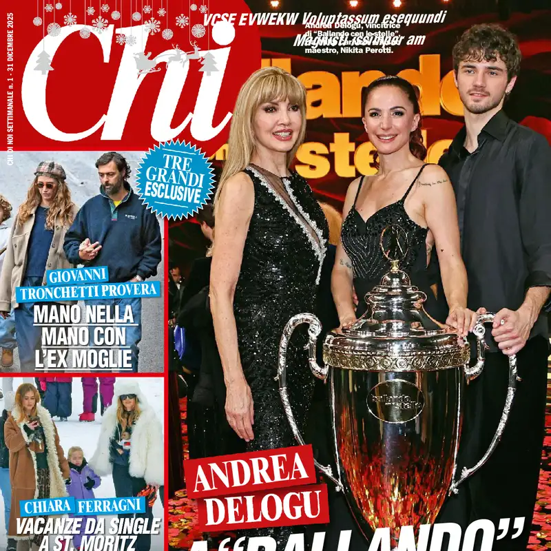 Chi - Copertina di oggi, Mercoledì 31/12/2025